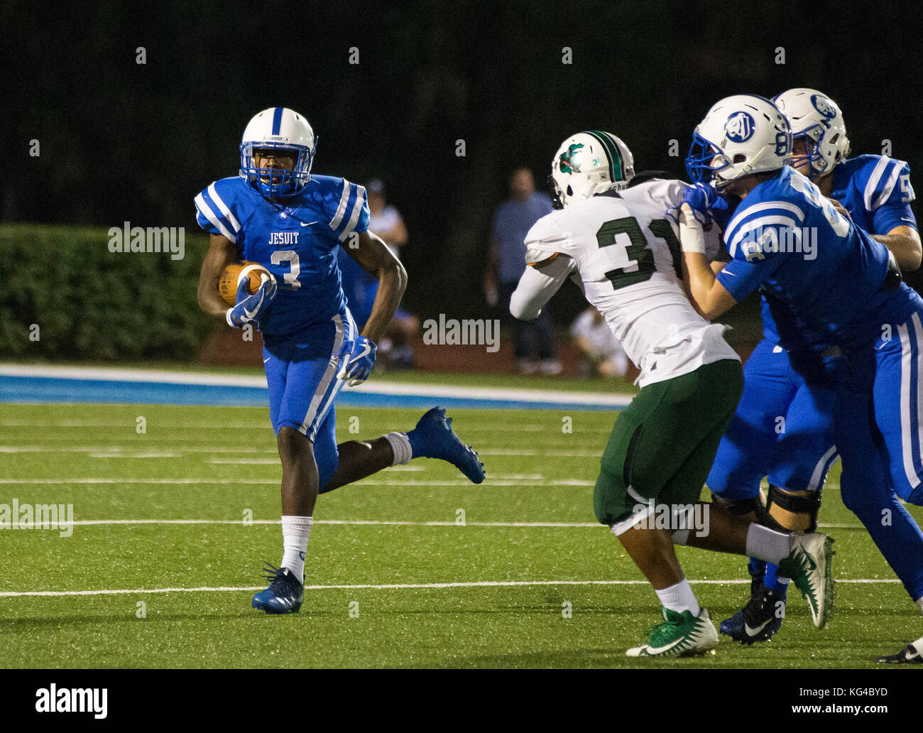 Florida, USA. 3rd Nov, 2017. LOREN ELLIOTT | Times .Jesuit running back ...