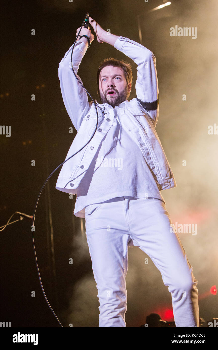 Milan Italy. 03 November 2017. The English band KASABIAN performs live ...