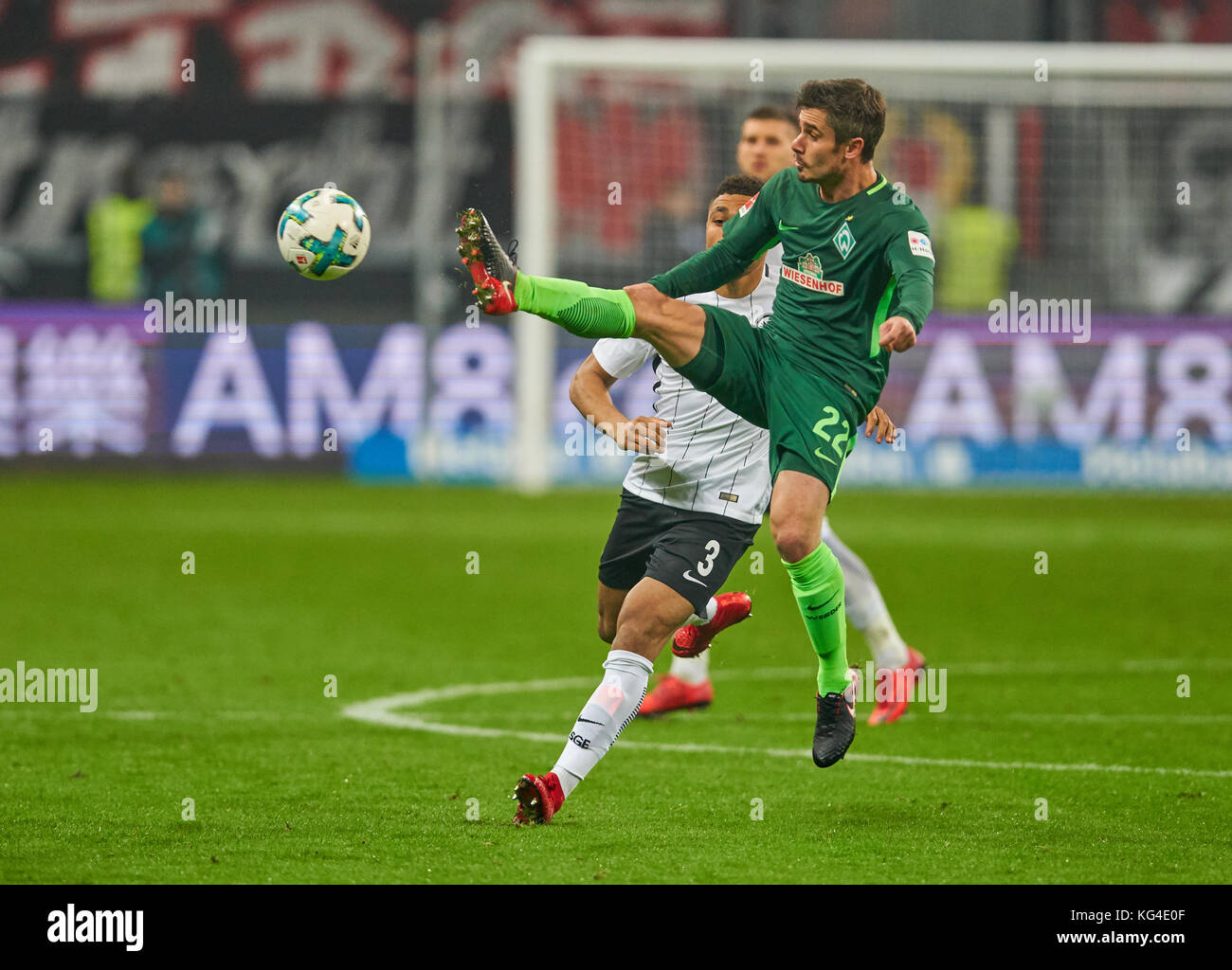 Frankfurt, Germany. 3rd November, 2017. Fin BARTELS, BRE 22 compete for ...
