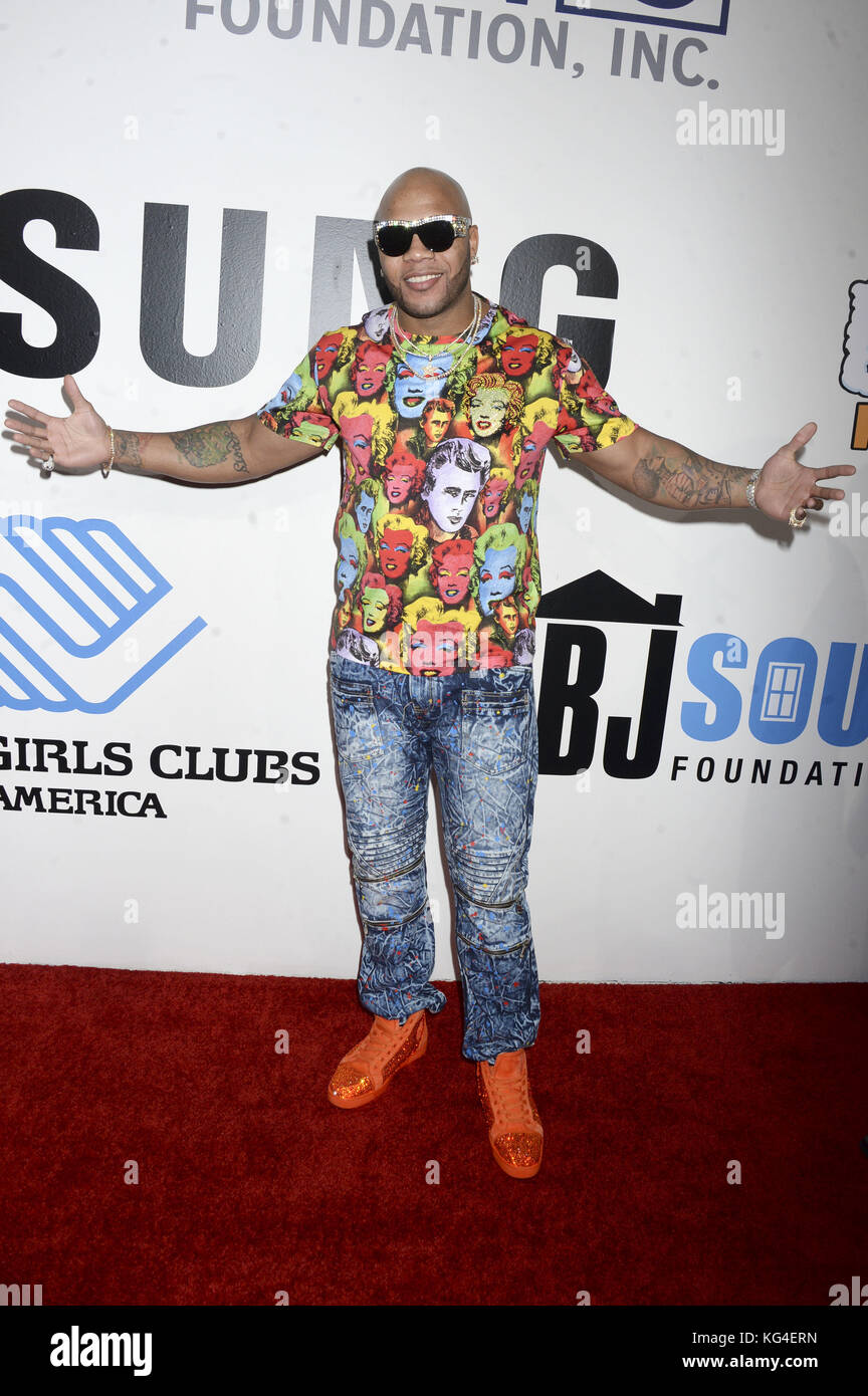 New York City. 2nd Nov, 2017. Flo Rida attends the 2017 Samsung Charity ...