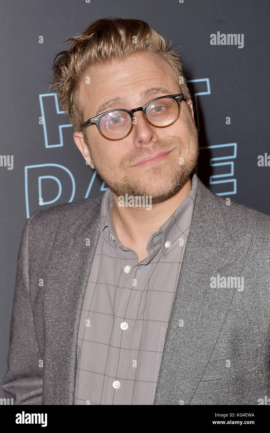 Adam Conover at the premiere of the series ?Hot Date? at restaurant ...