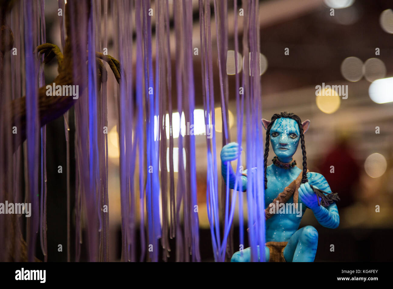 Birmingham, UK. 04th Nov, 2017. An Avatar themed cake at Cake ...