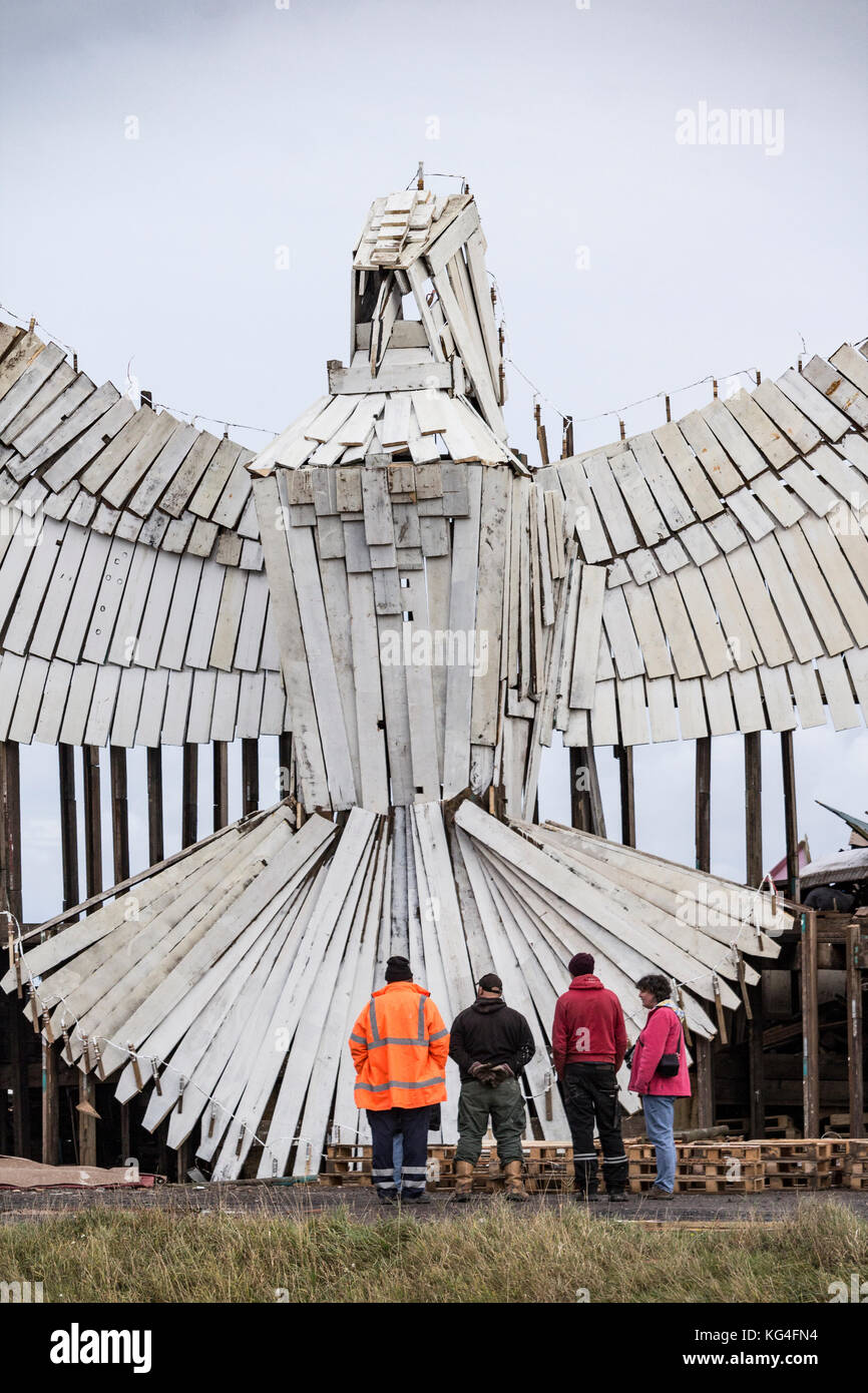 Skinningrove bonfire hi-res stock photography and images - Alamy