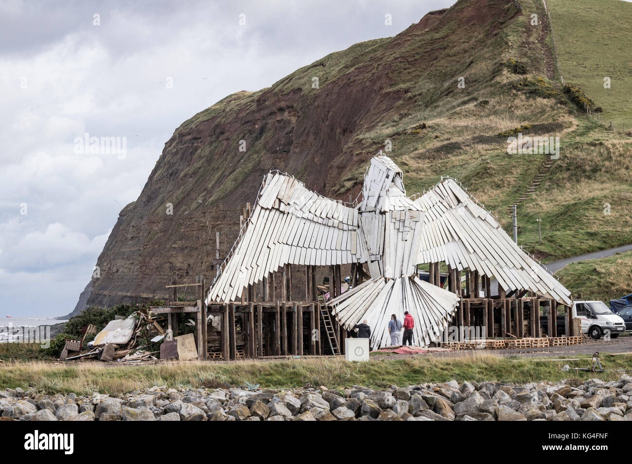 Skinningrove bonfire hi-res stock photography and images - Alamy