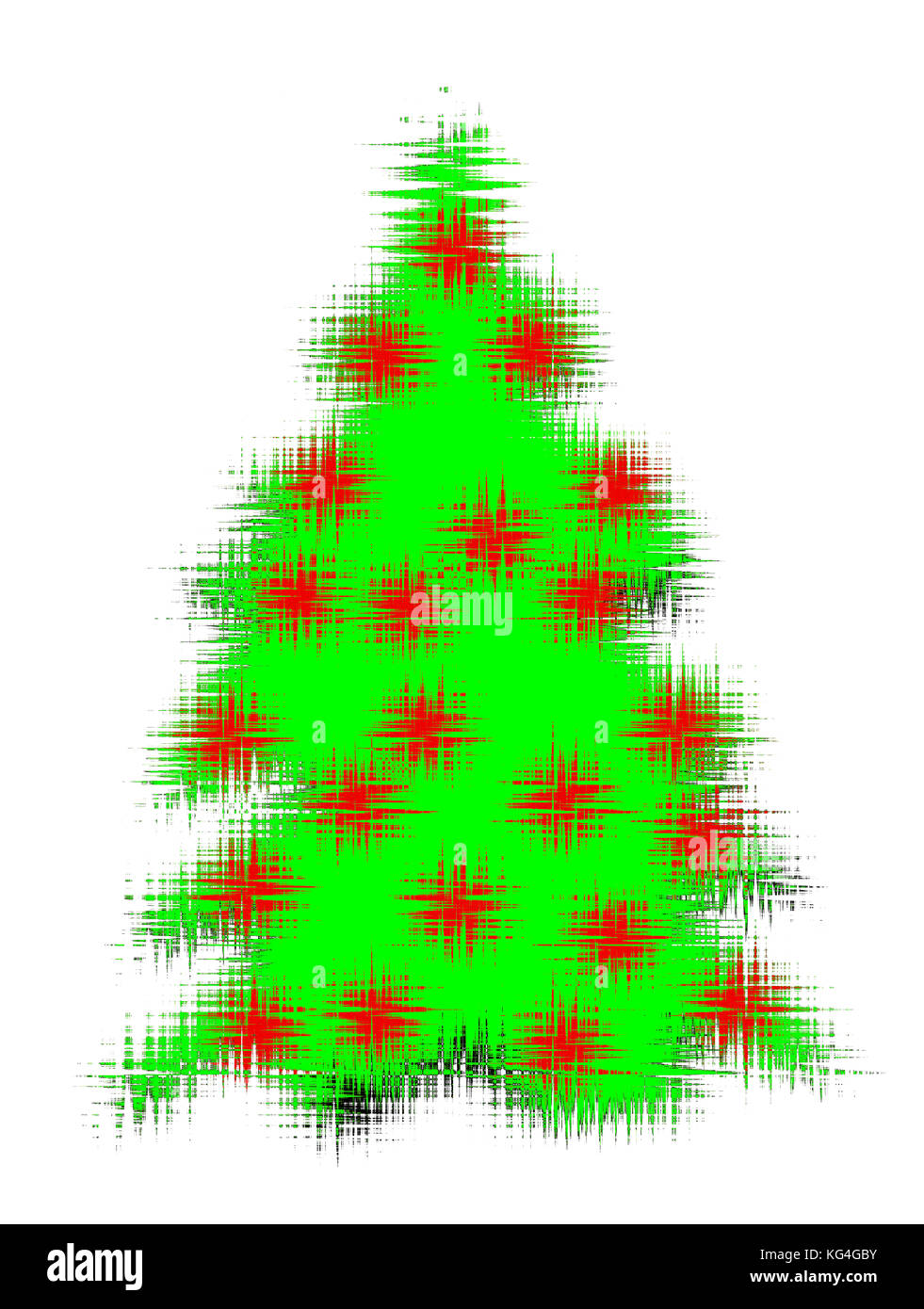 Christbaum illustration Cut Out Stock Images & Pictures - Alamy