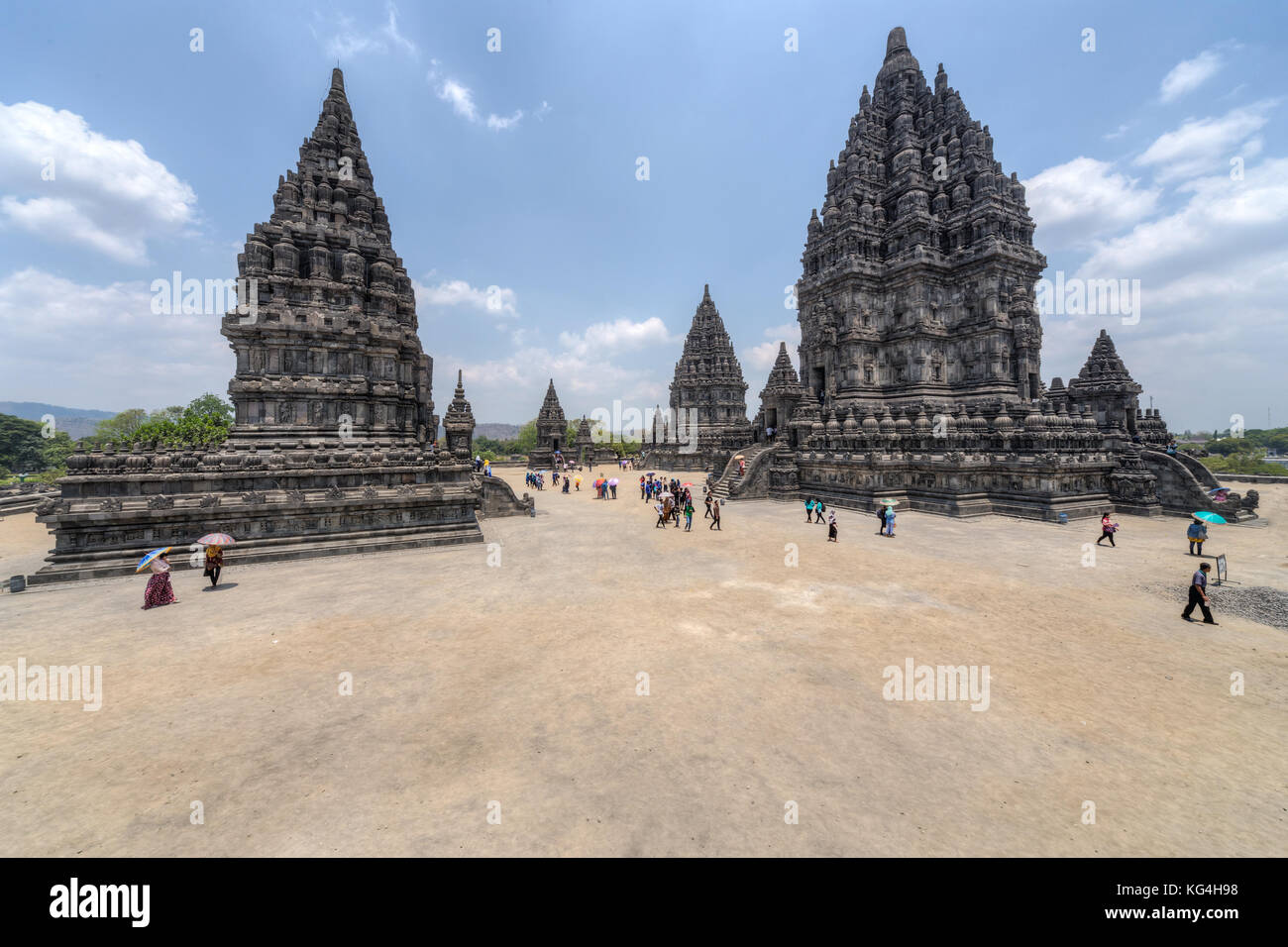 Prambanan Hindu temple complex, Java, Indonesia Stock Photo - Alamy