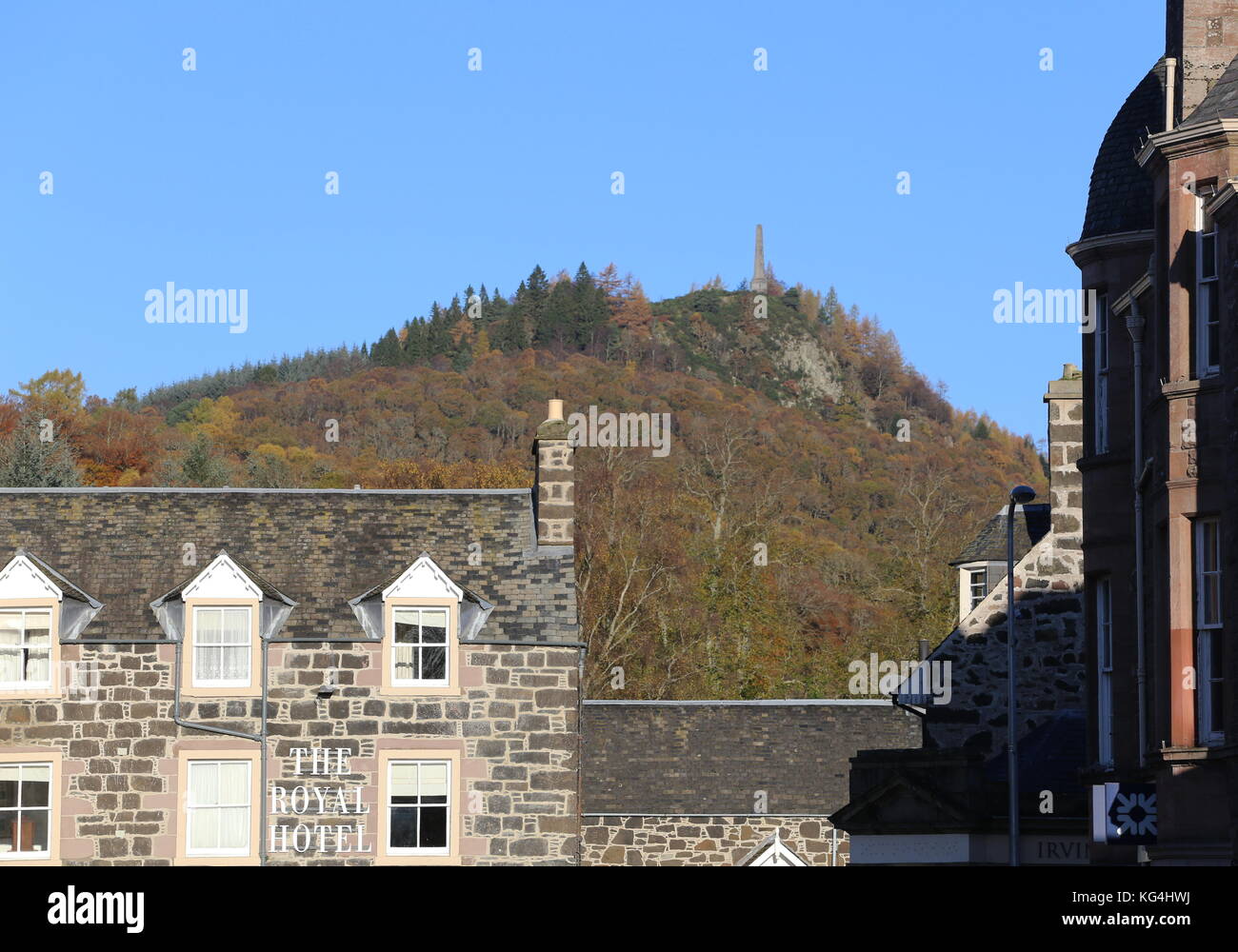 Lord melville monument comrie scotland hi-res stock photography and ...