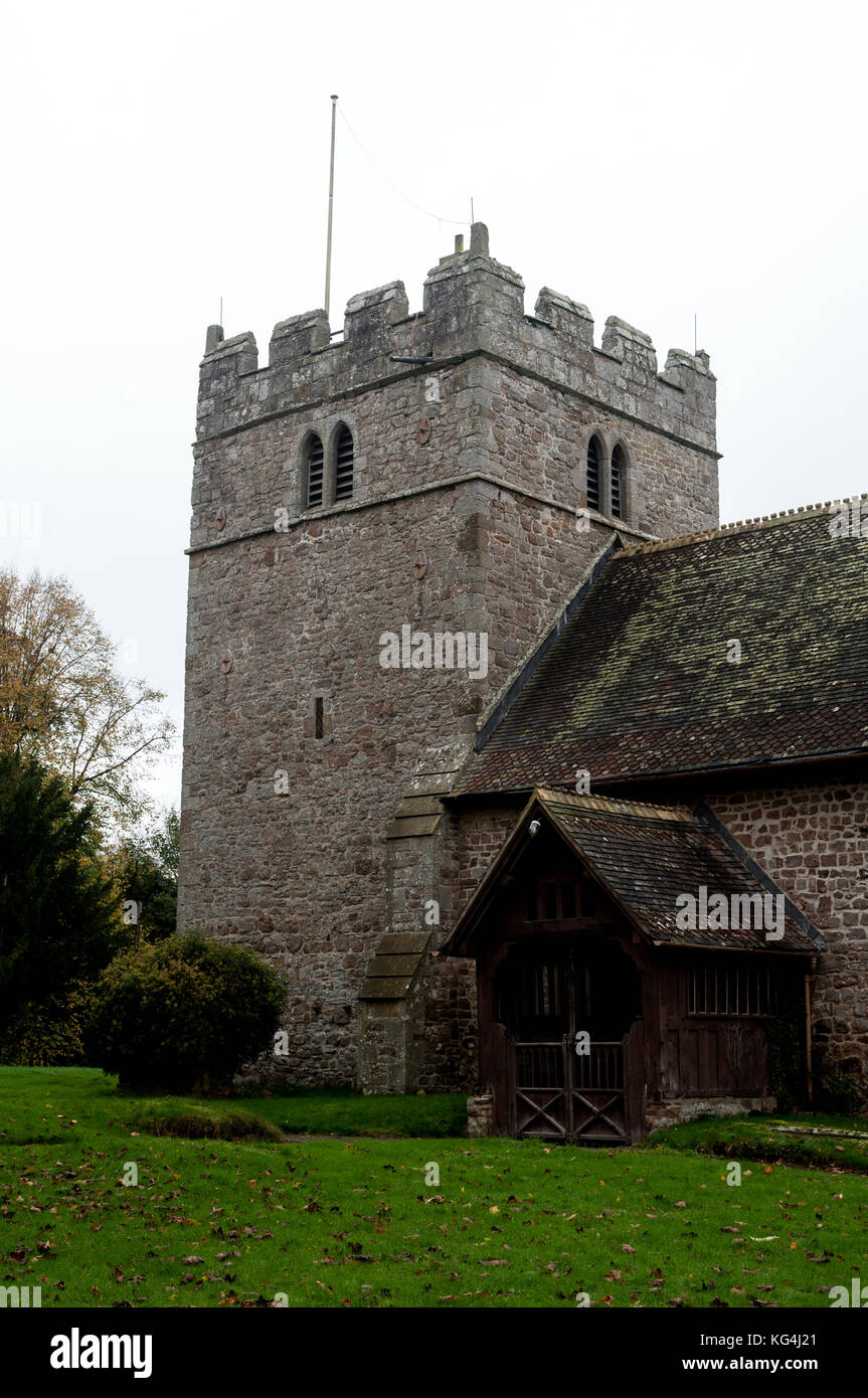St. Peter`s Church, Rushbury, Shropshire, England, UK Stock Photo - Alamy