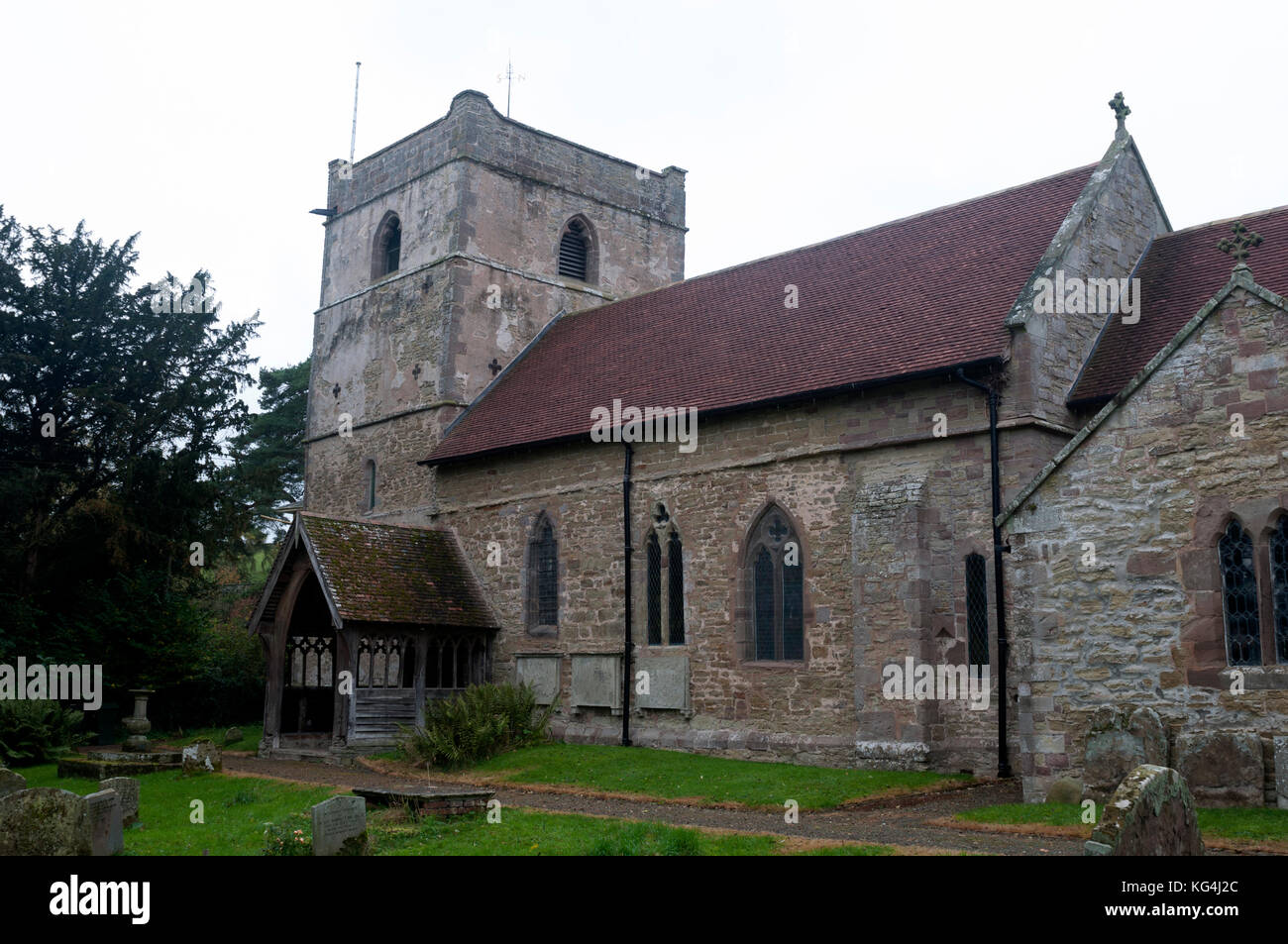 St. Michael`s Church, Munslow, Shropshire, England, UK Stock Photo - Alamy