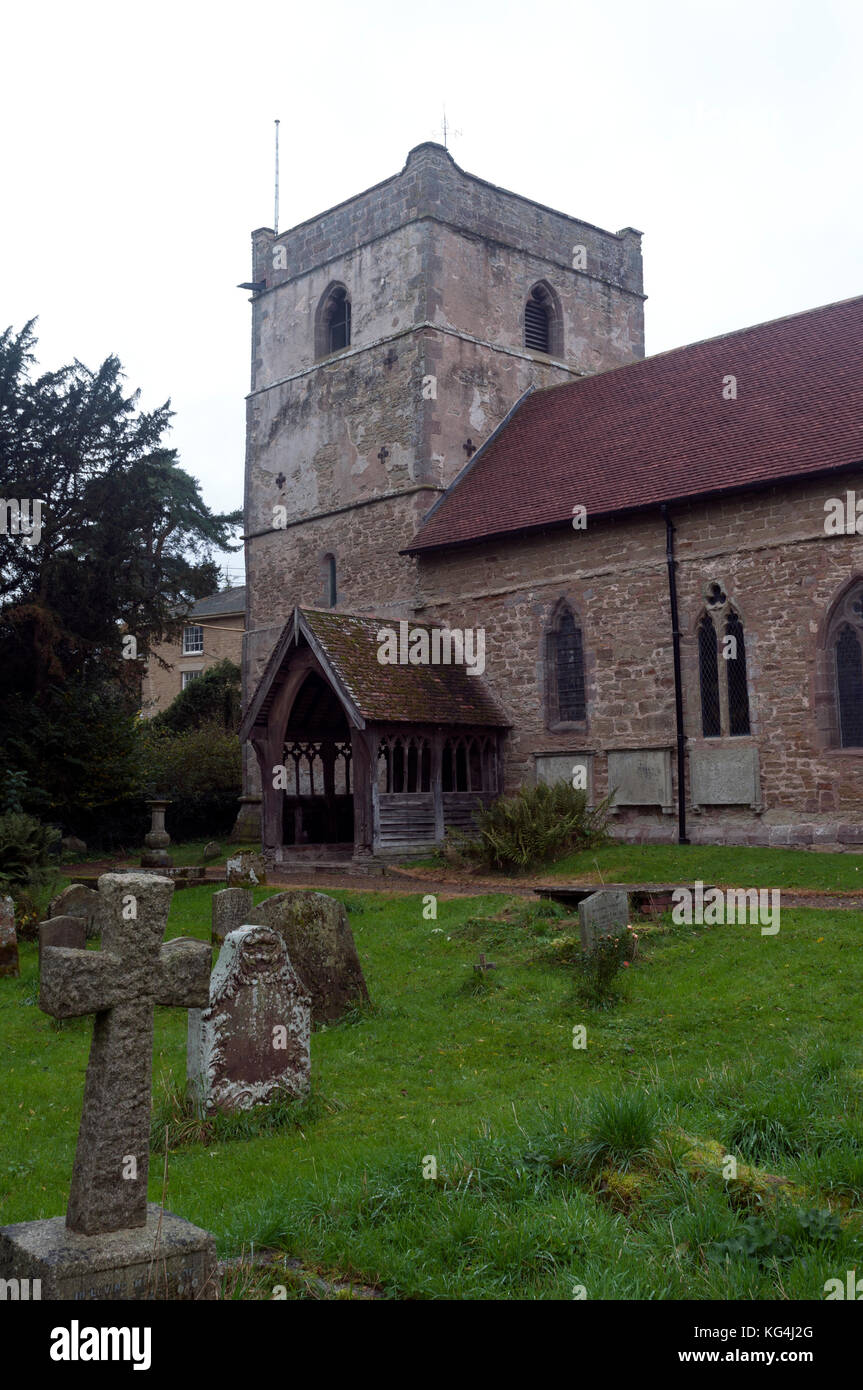 St. Michael`s Church, Munslow, Shropshire, England, UK Stock Photo - Alamy