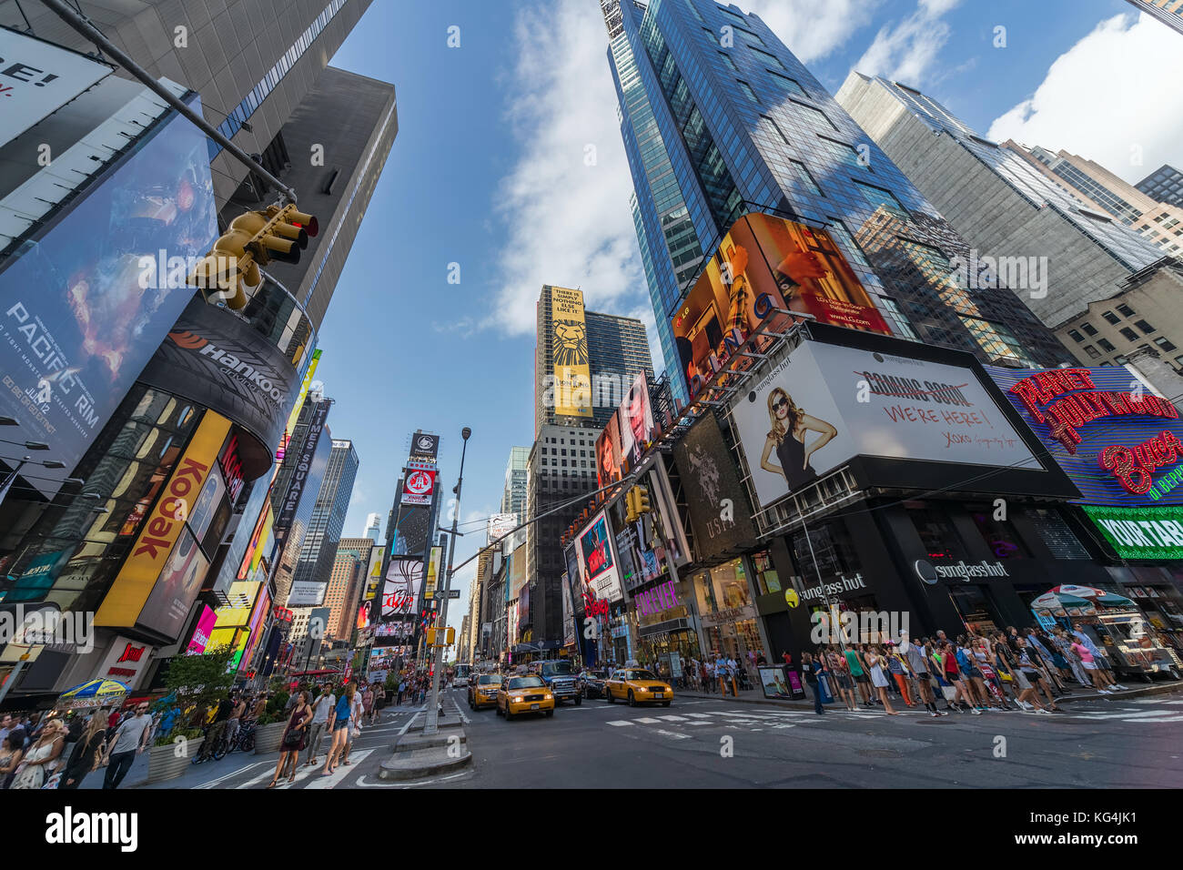 Time Square in New York City Stock Photo - Alamy