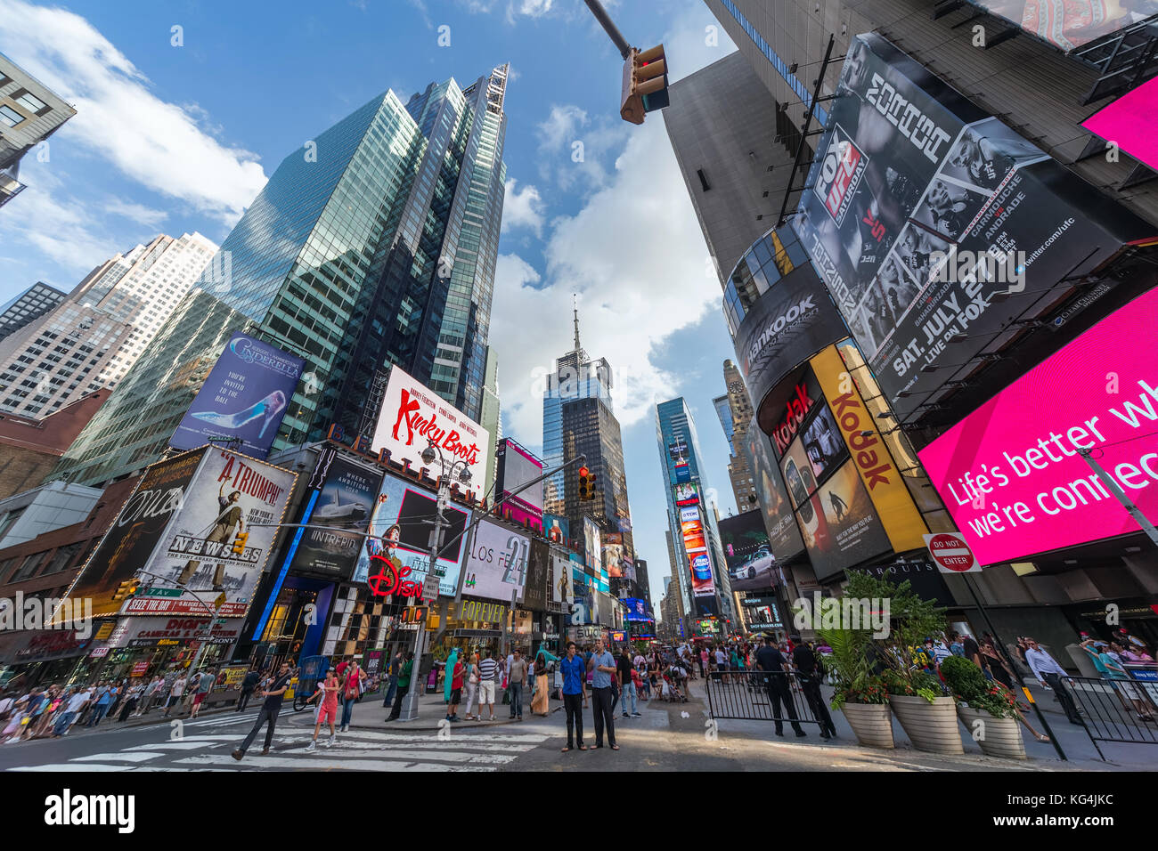 Time Square in New York City Stock Photo - Alamy