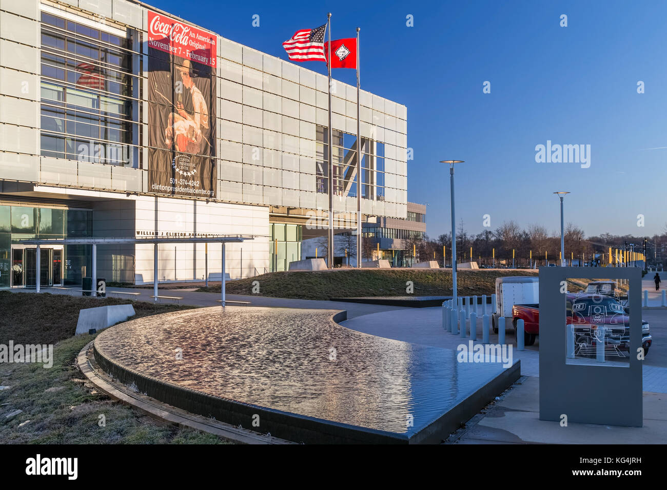 William J. Clinton Presidential Center and Library in Little Rock ...