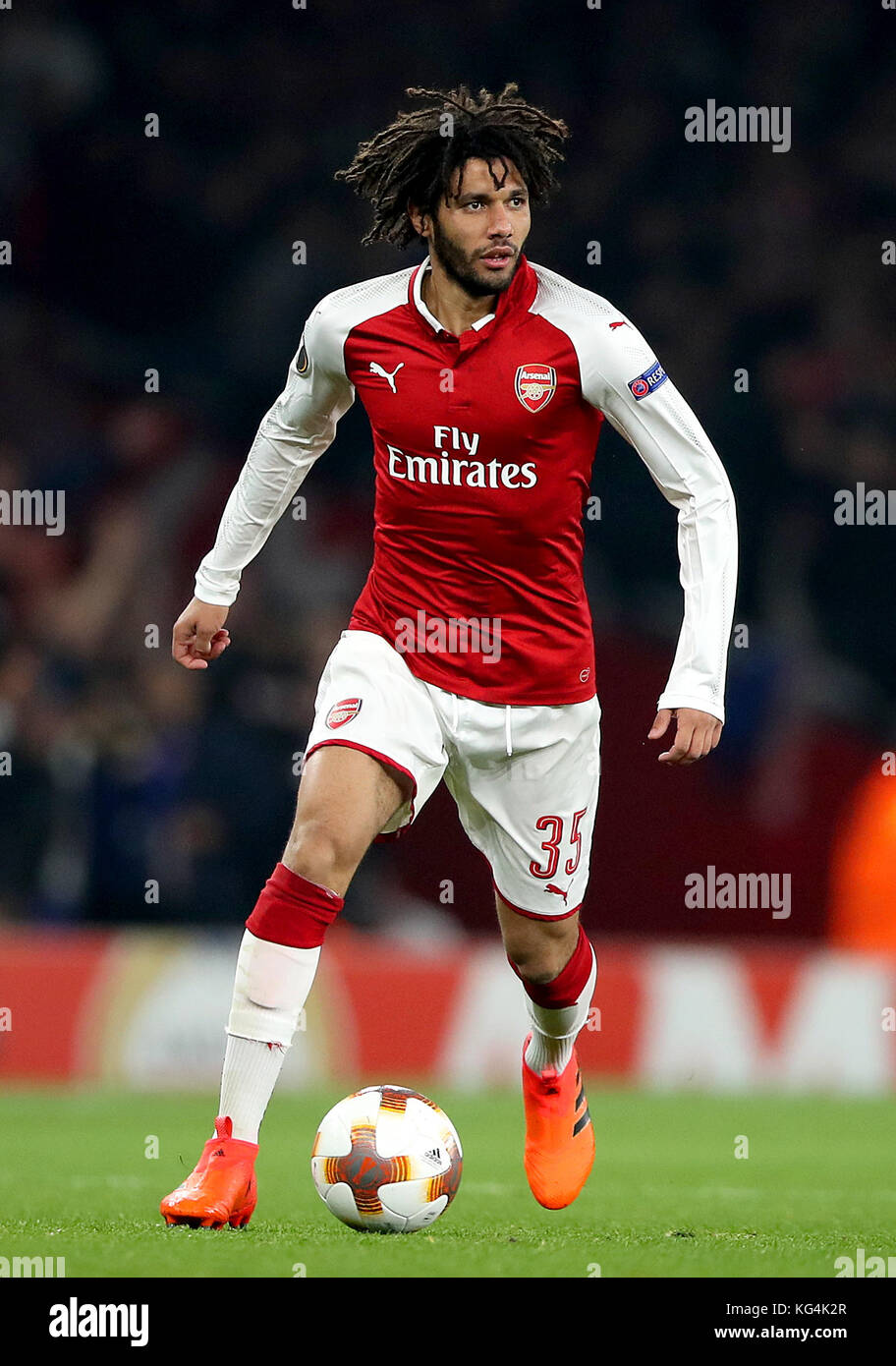 Arsenal's Mohamed Elneny Stock Photo - Alamy