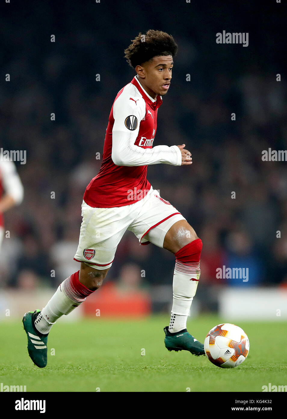 Arsenal's Reiss Nelson Stock Photo - Alamy