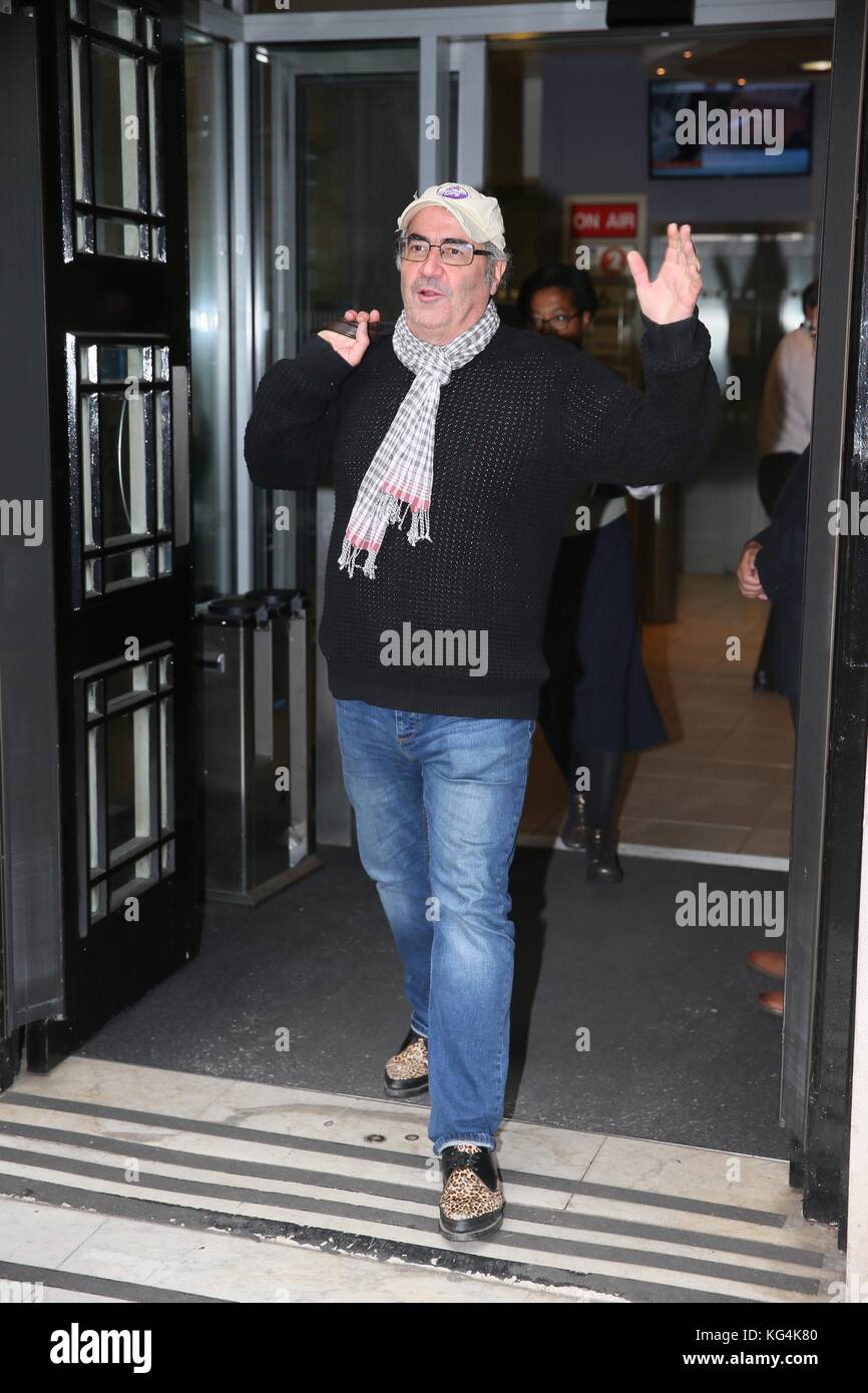Danny Baker seen leaving Radio 2 Featuring: Danny Baker Where: London ...