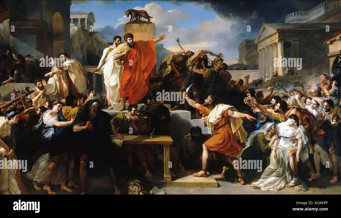 Guillaume Lethiere The Death of Virginia Stock Photo - Alamy