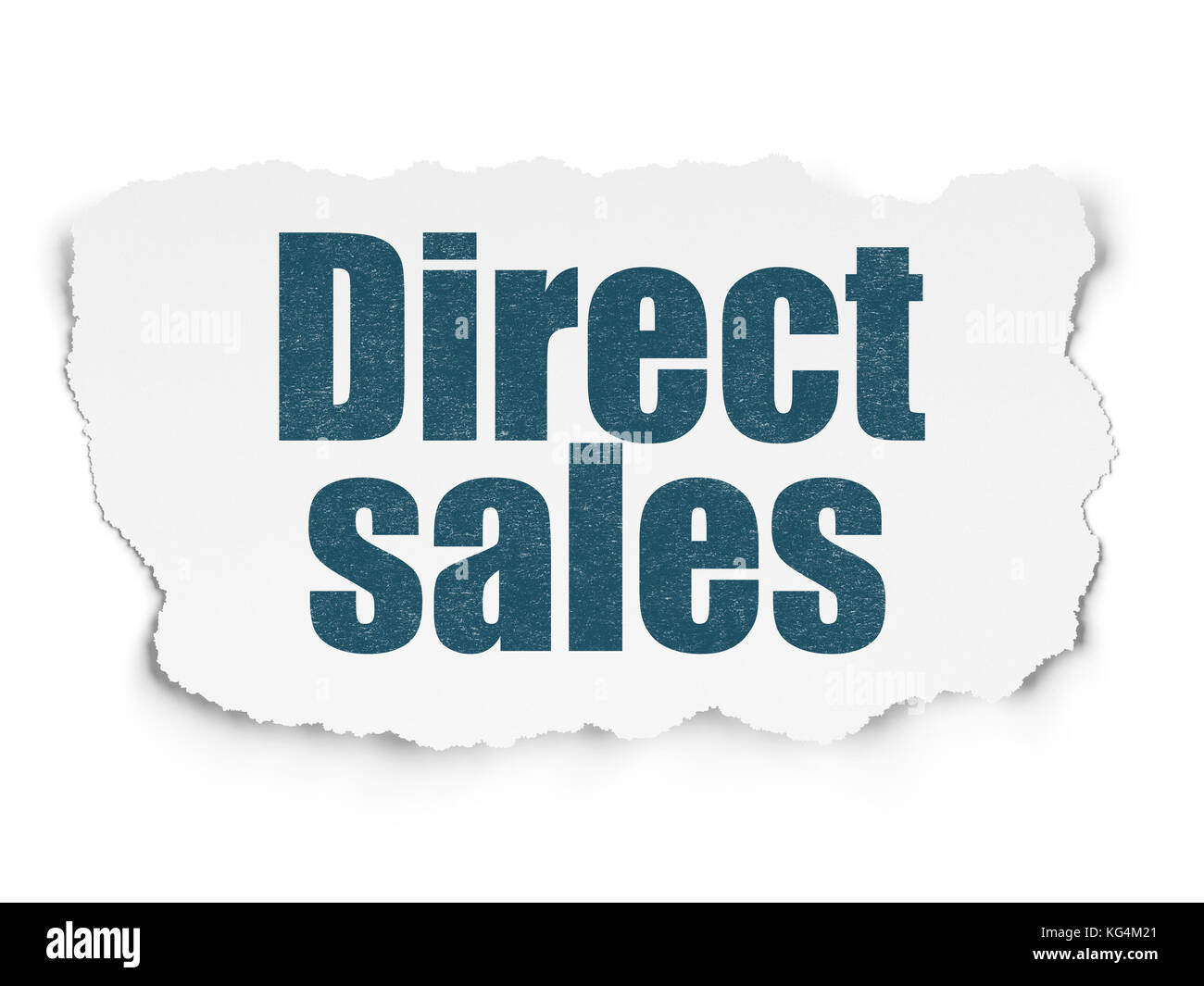 Advertising concept: Direct Sales on Torn Paper background Stock Photo ...