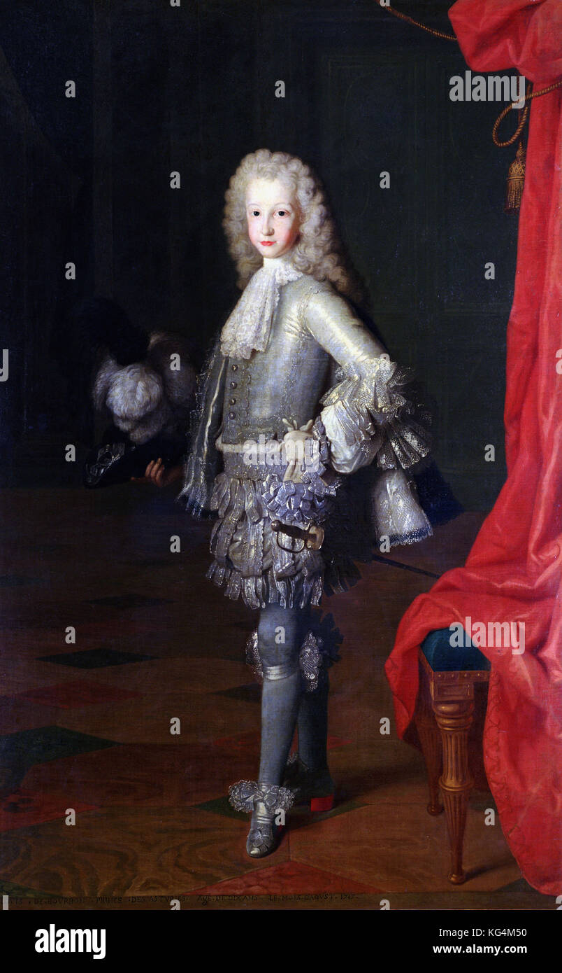 Louis I Prince of The Asturias, King of Spain', 1717 Stock Photo - Alamy