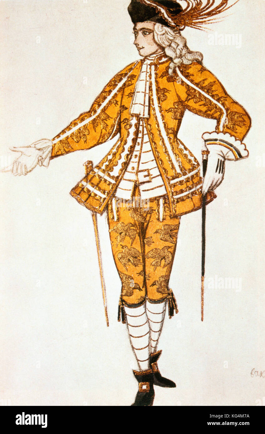 Leon Bakst - Costume for the ballet “Sleeping Beauty” Stock Photo - Alamy