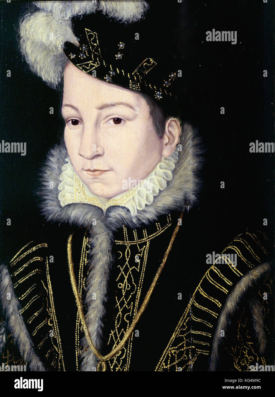 Portrait of Charles IX king of France - 16th century Versailles Stock Photo - Alamy