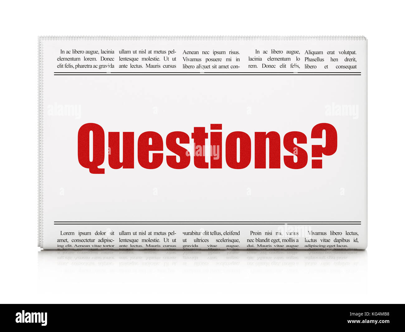 Studying concept newspaper headline hi-res stock photography and images ...