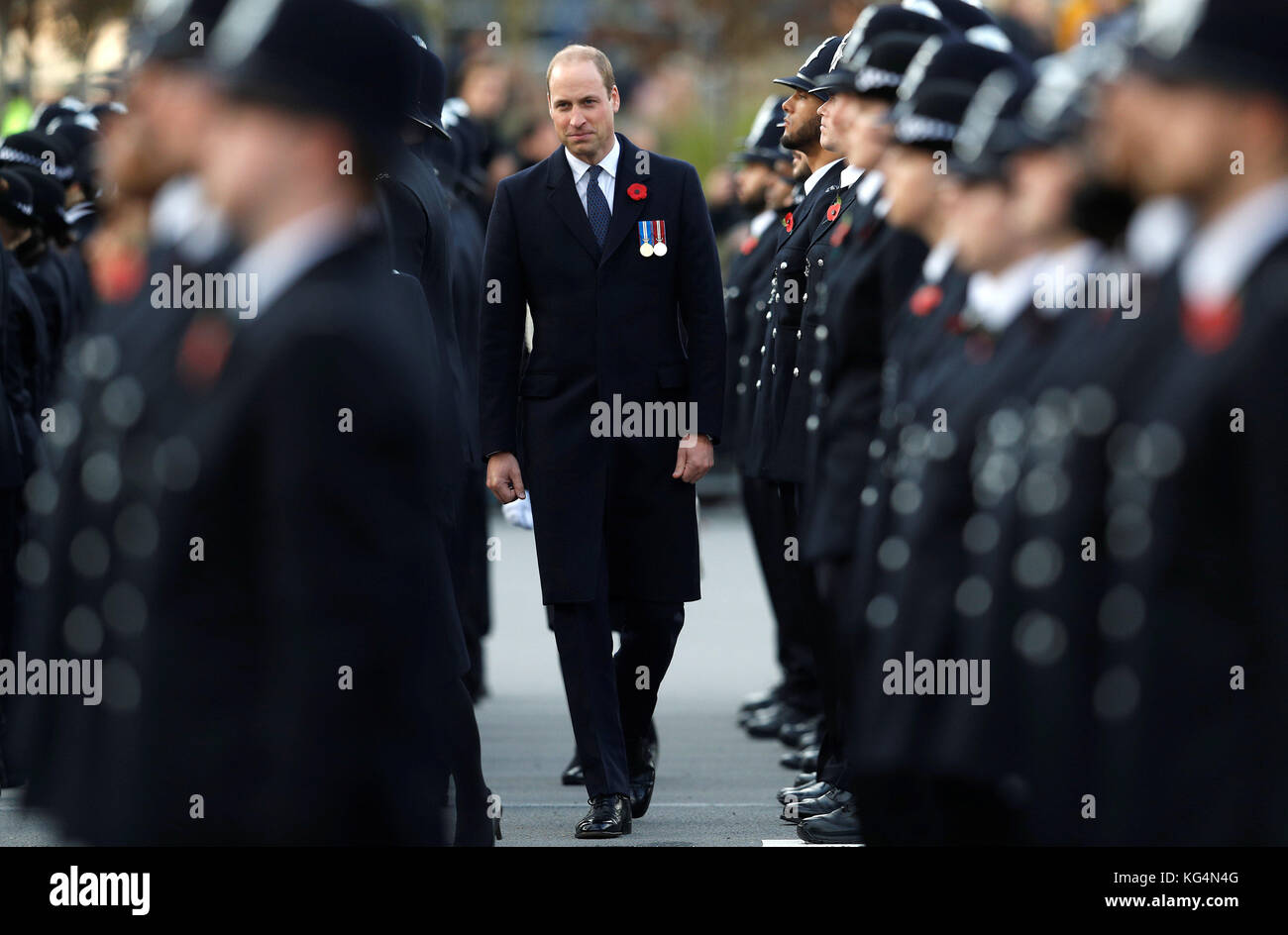The Duke of Cambridge attends the Metropolitan Police Service passing ...