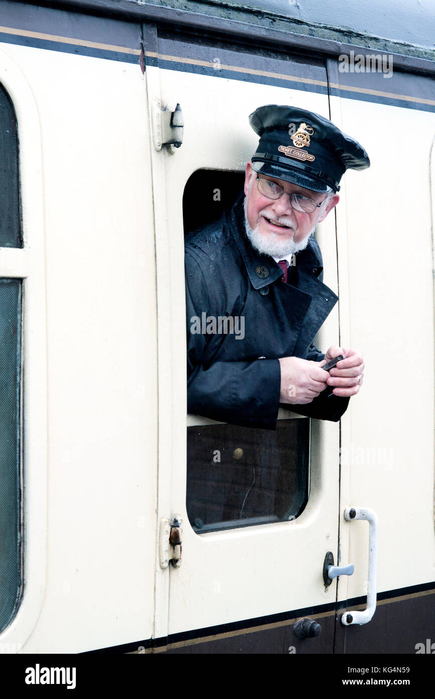 Railway ticket collector hi-res stock photography and images - Alamy