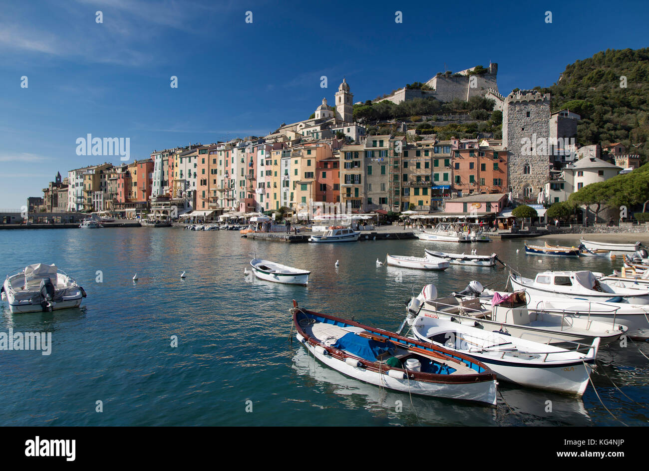 Portovenere Tourist resort of the Ligurian Riviera Stock Photo - Alamy