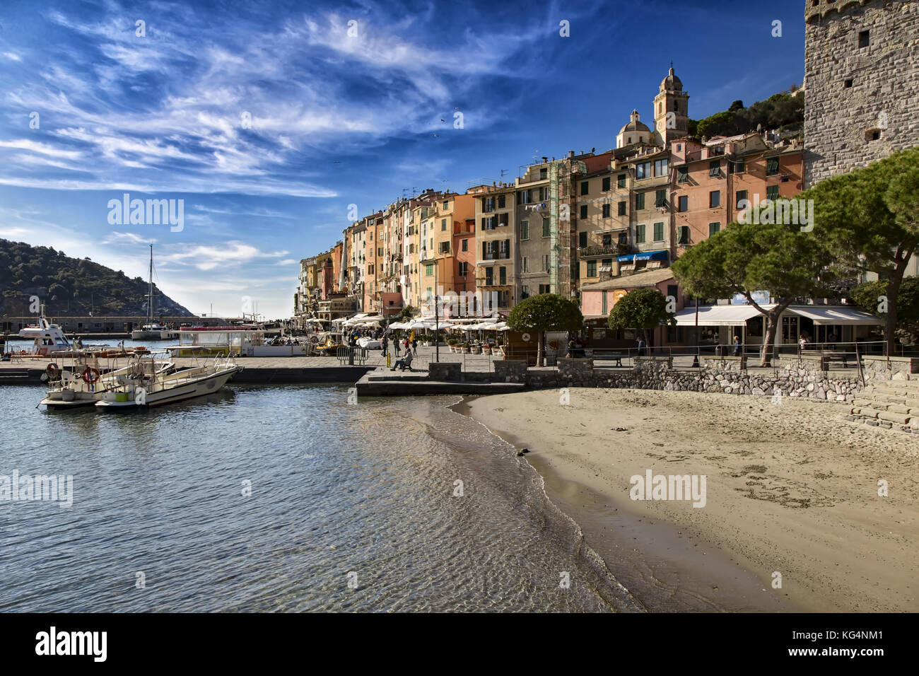 Portovenere Tourist resort of the Ligurian Riviera Stock Photo - Alamy