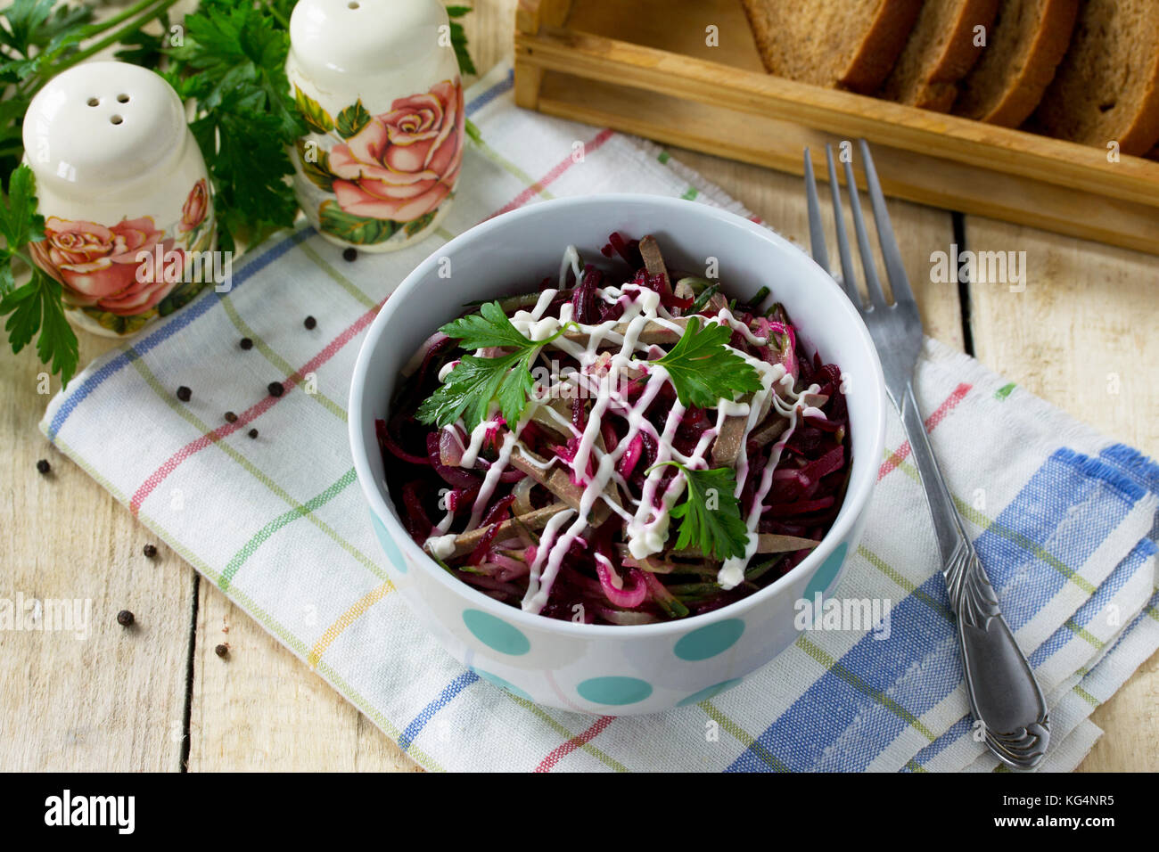 Homemade snacks on the kitchen wooden table Stock Photo - Alamy