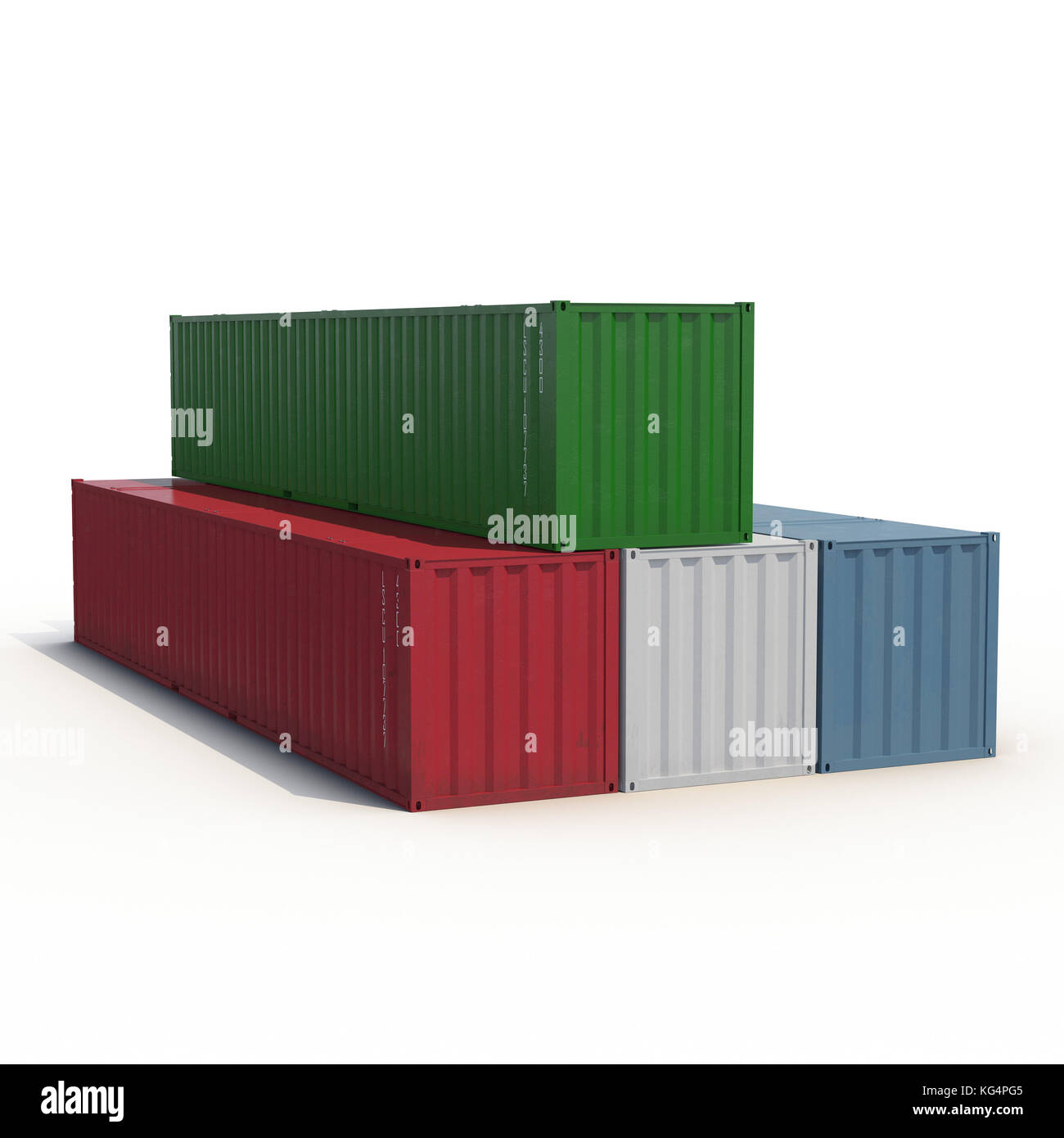 Shipping containers dockyard Cut Out Stock Images & Pictures - Alamy