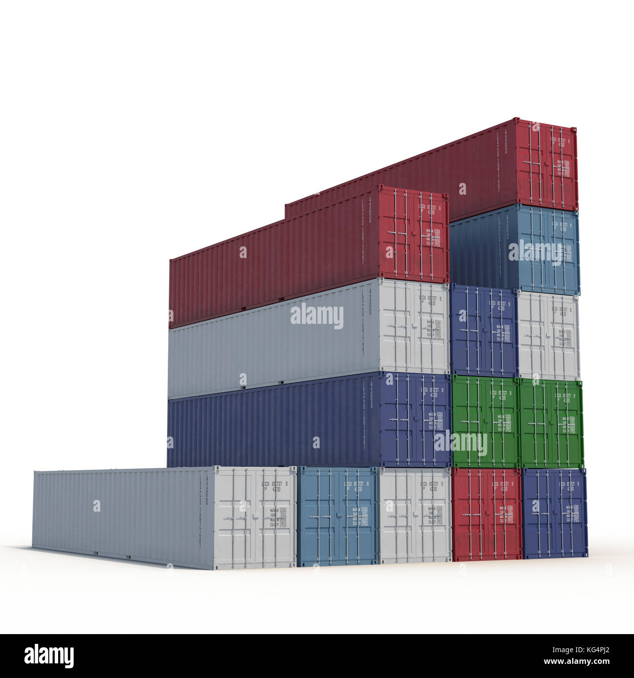 Dockside containers Cut Out Stock Images & Pictures - Alamy