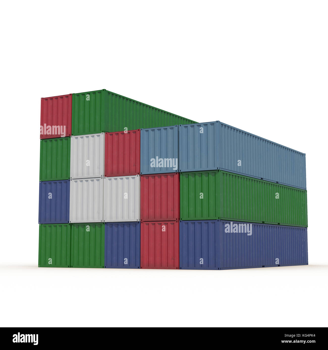 Dockside containers Cut Out Stock Images & Pictures - Alamy