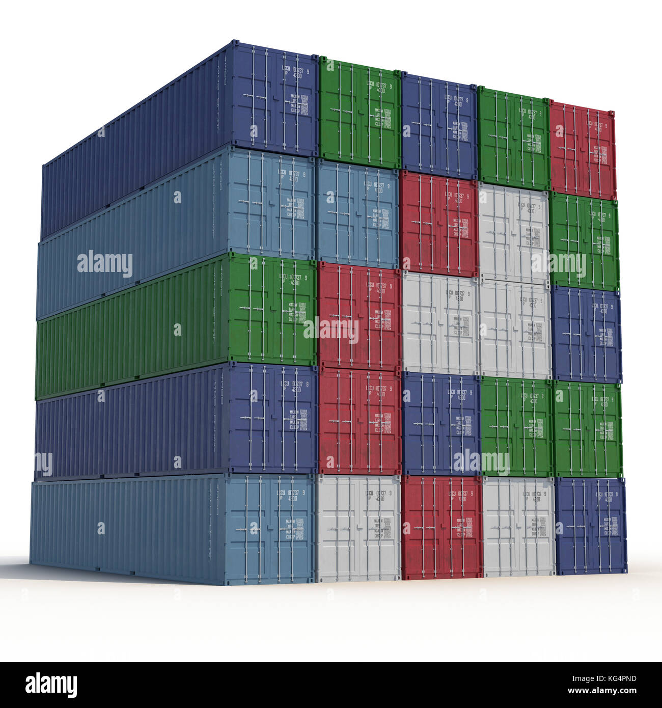 Dockside containers Cut Out Stock Images & Pictures - Alamy