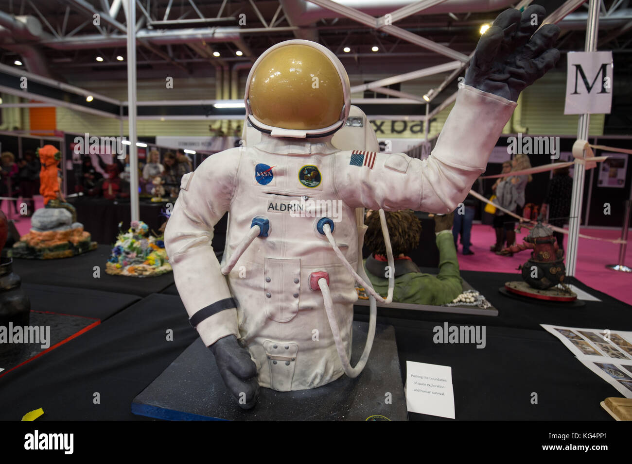 Getting Into His Buzz Aldrin Space Suit