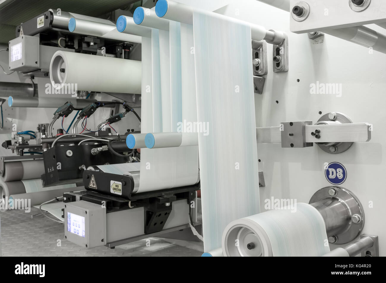 Industrial factory plant for the production of paper packaging Stock ...