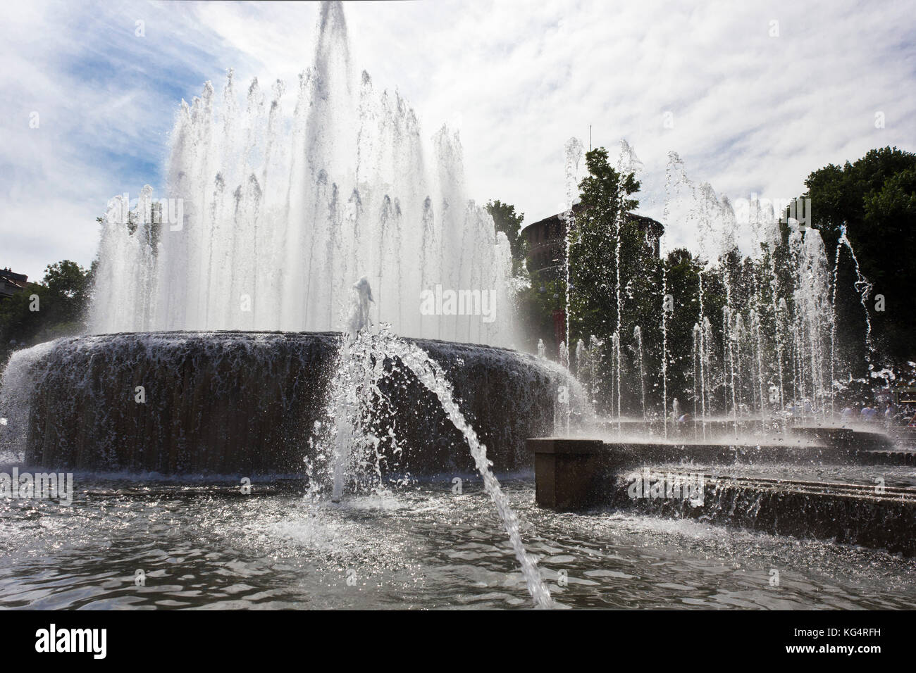 Milan drinking fountain hi-res stock photography and images - Alamy