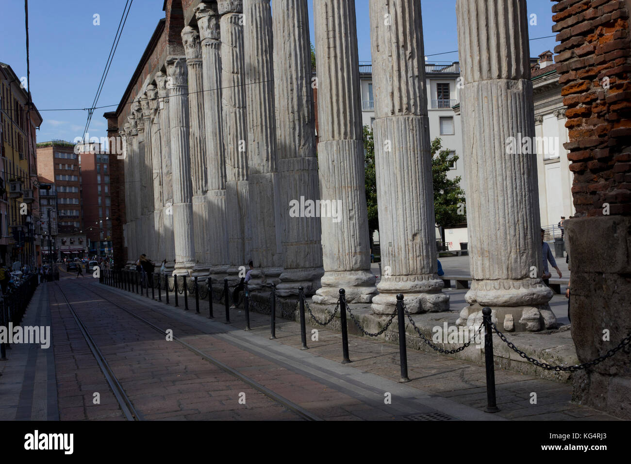 Colonne di san lorenzo colonnade hi-res stock photography and images ...