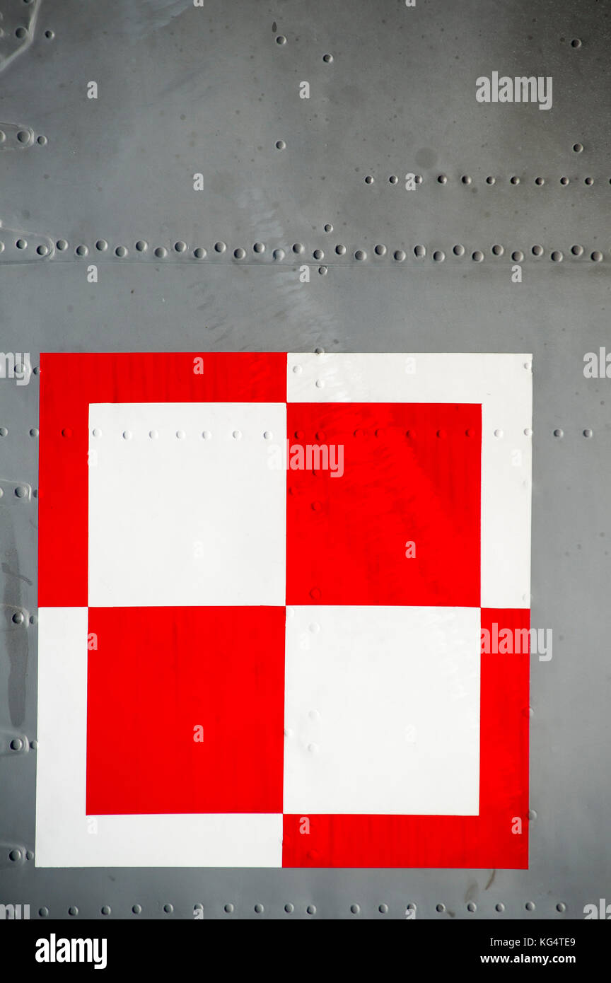 Polish Air Force checkerboard on helicopter W-3WARM Anakonda in 43rd ...