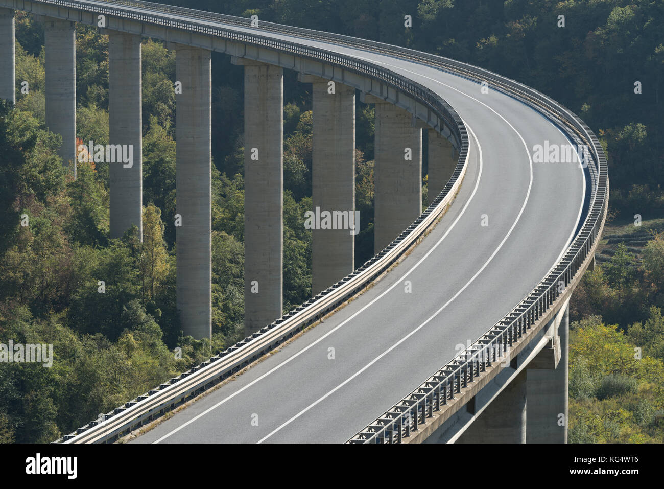 The viaduct over canyon, Ligurian Alps, Italy Stock Photo - Alamy