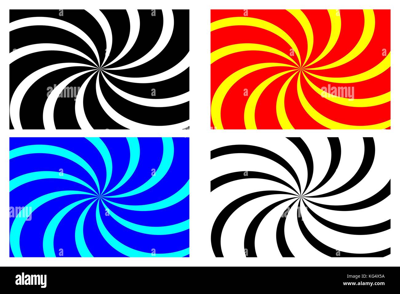 Rays - abstract striped background - vector set Stock Vector Image ...