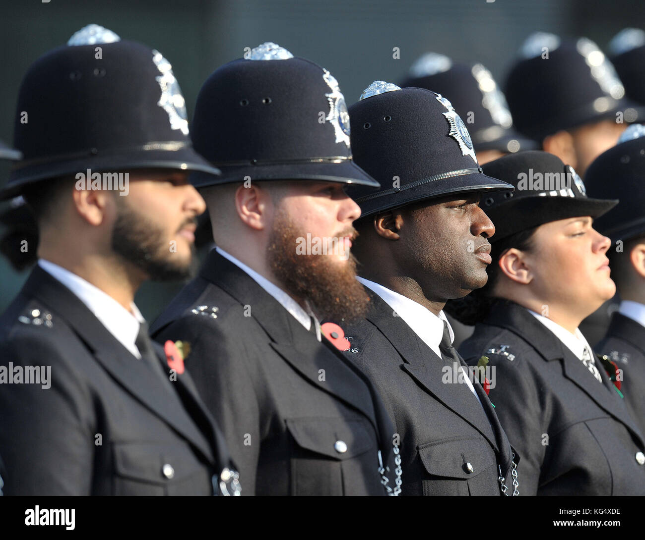 Stock photo of Metropolitan Police recruits during a Metropolitan ...