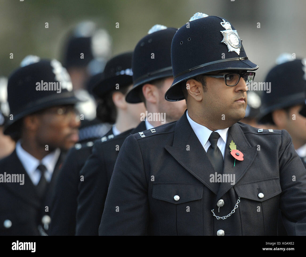 Stock photo of Metropolitan Police recruits during a Metropolitan ...