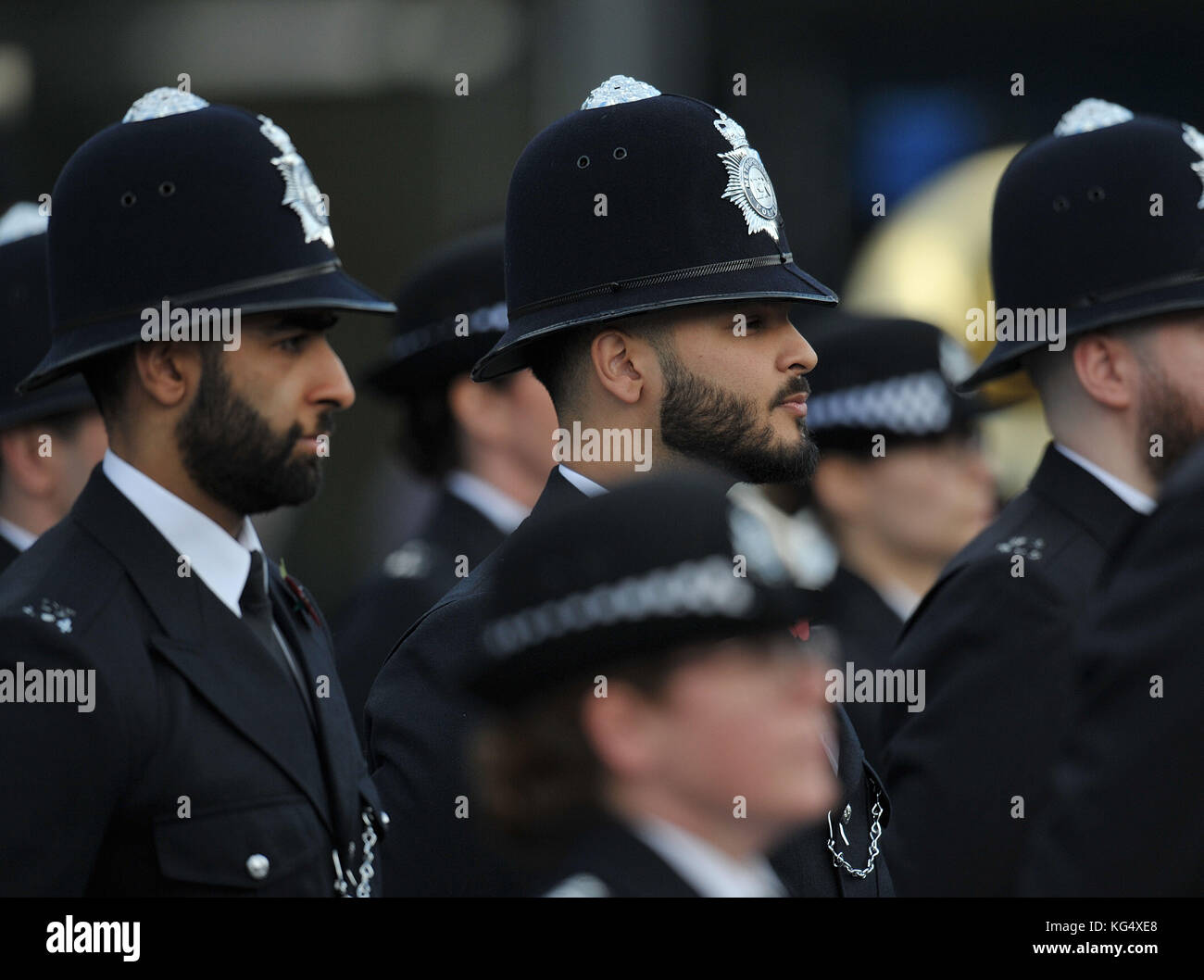 During their passing out parade at peel house hi-res stock photography ...