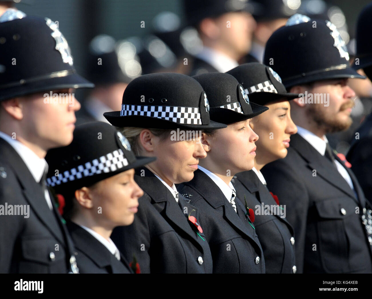 Stock photo of Metropolitan Police recruits during a Metropolitan ...