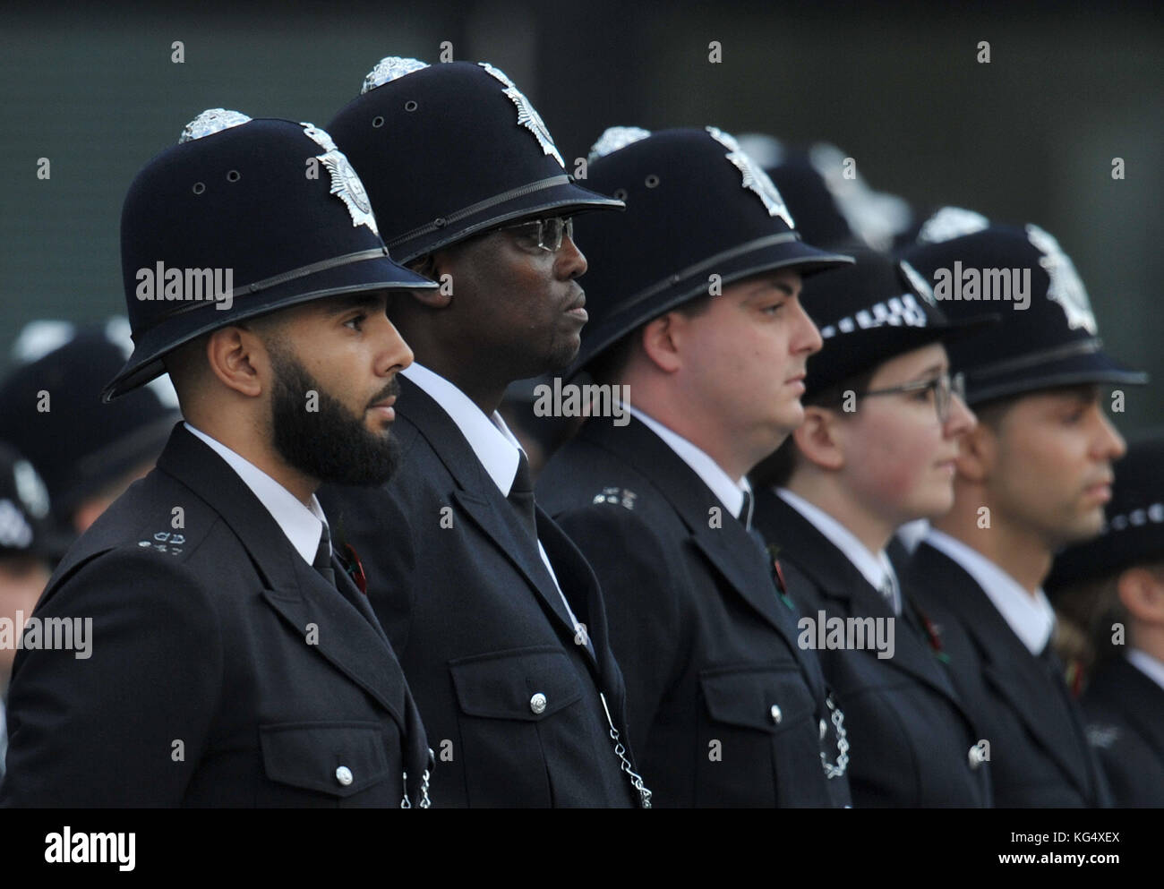 Stock photo of Metropolitan Police recruits during a Metropolitan ...