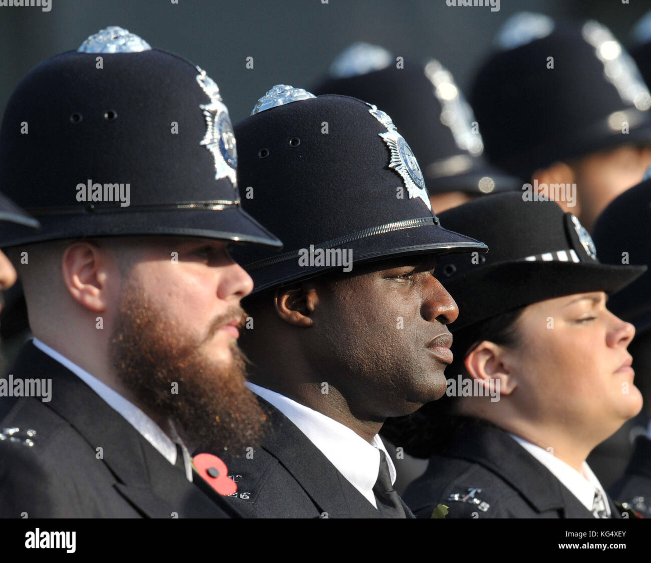Stock photo of Metropolitan Police recruits during a Metropolitan ...