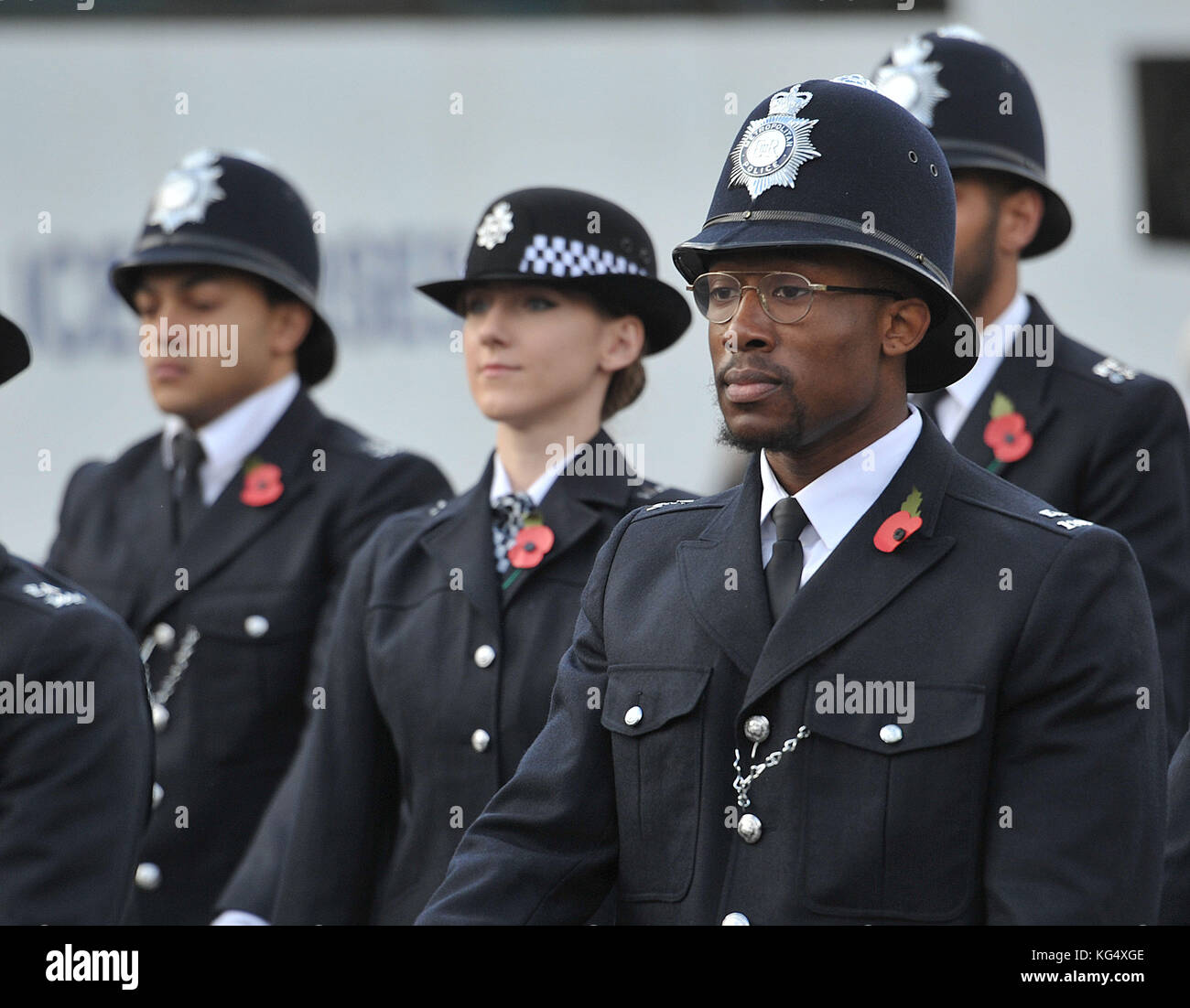 Stock photo of Metropolitan Police recruits during a Metropolitan ...