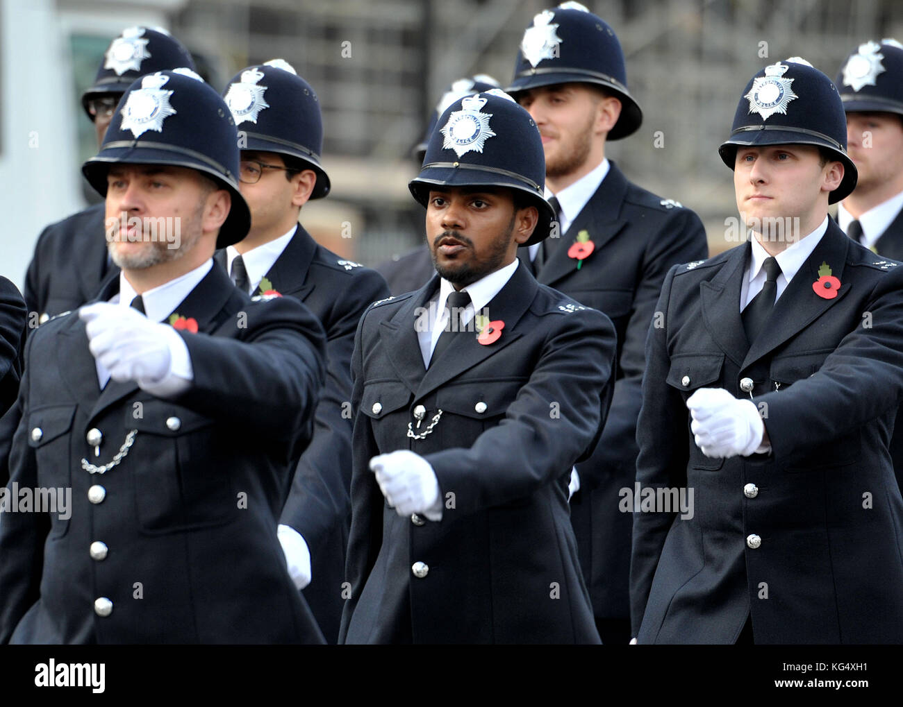 Stock photo of Metropolitan Police recruits during a Metropolitan ...